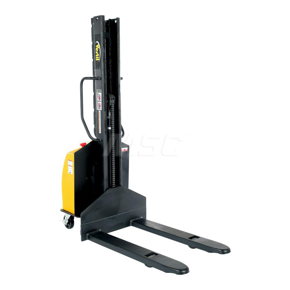 Vestil - 1,500 Lb Capacity, Battery Operated Narrow Mast Stacker | MSC ...