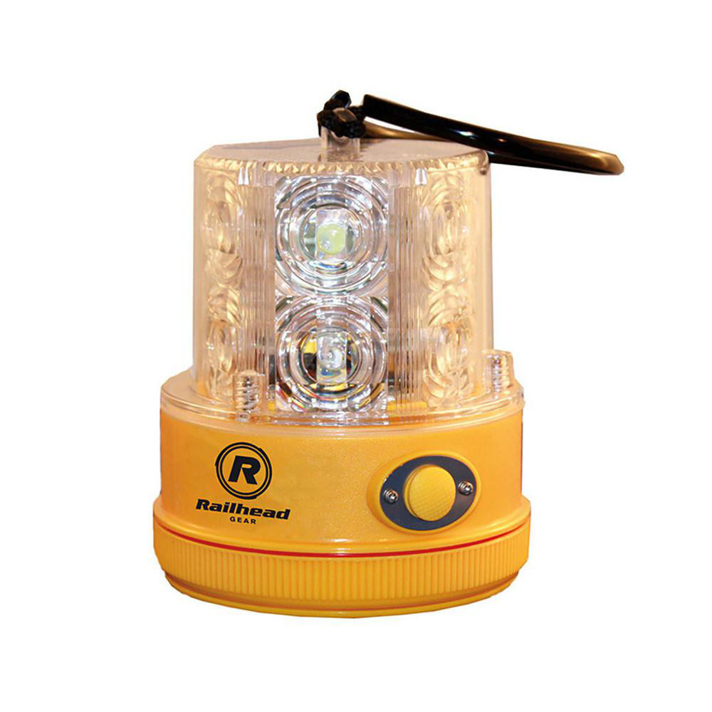 Railhead Corporation - Revolving Light: Clear, Magnetic Mount | MSC Direct
