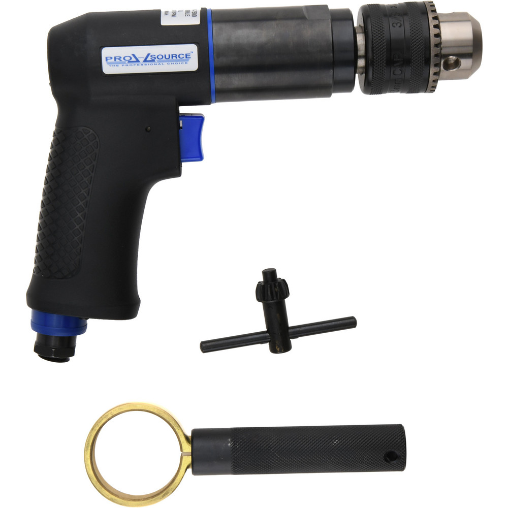 PRO-SOURCE - Air Drill: 1/2" Keyed Chuck, Reversible | MSC Direct