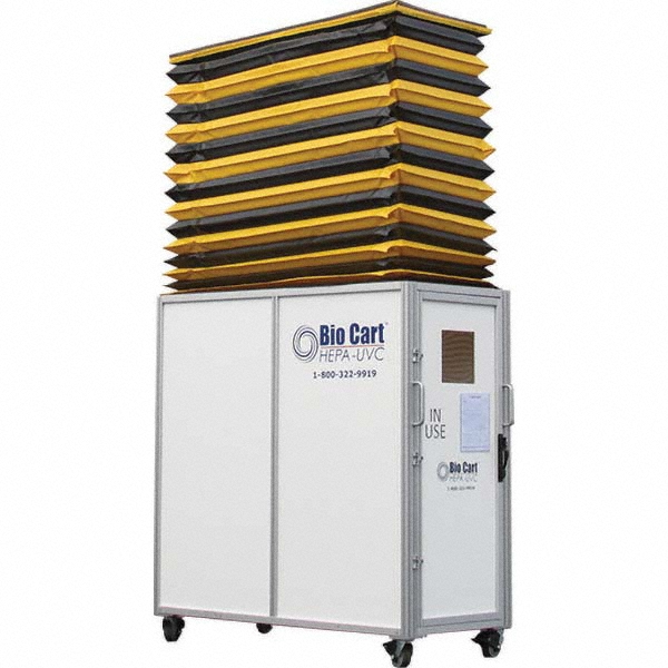 Air-Care - Air Scrubber Containment Cart: HEPA, 36.0000" High, 36" Wide ...