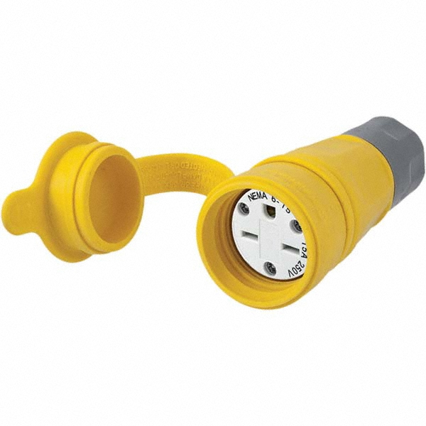 Bryant Electric - Straight Blade Connector: Industrial, 6-15R, 250VAC ...