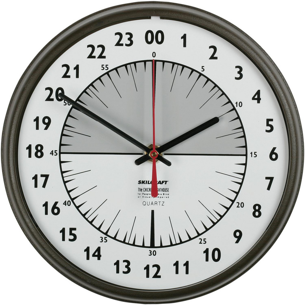 Ability One Wall Clocks Type 24 Hour Wall Clock Display Type
