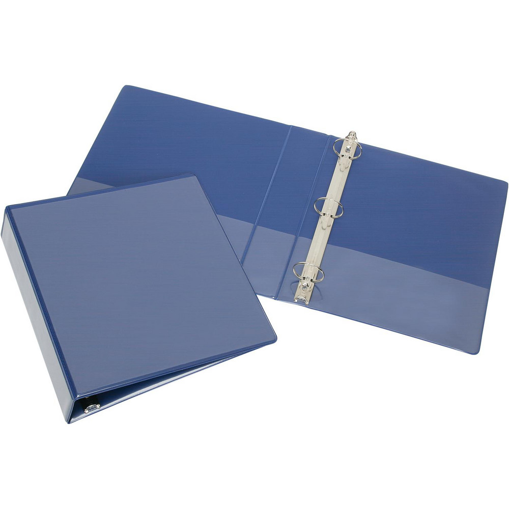 Ability One - Ring Binders; Binder Type: 3 Hole Binder; Color: Blue ...
