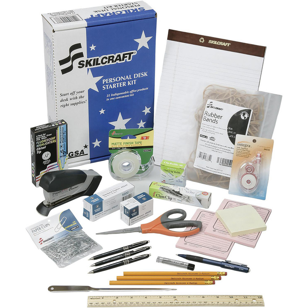 AbilityOne - Office Machine Supplies: Desktop Set, Light Green | MSC Direct