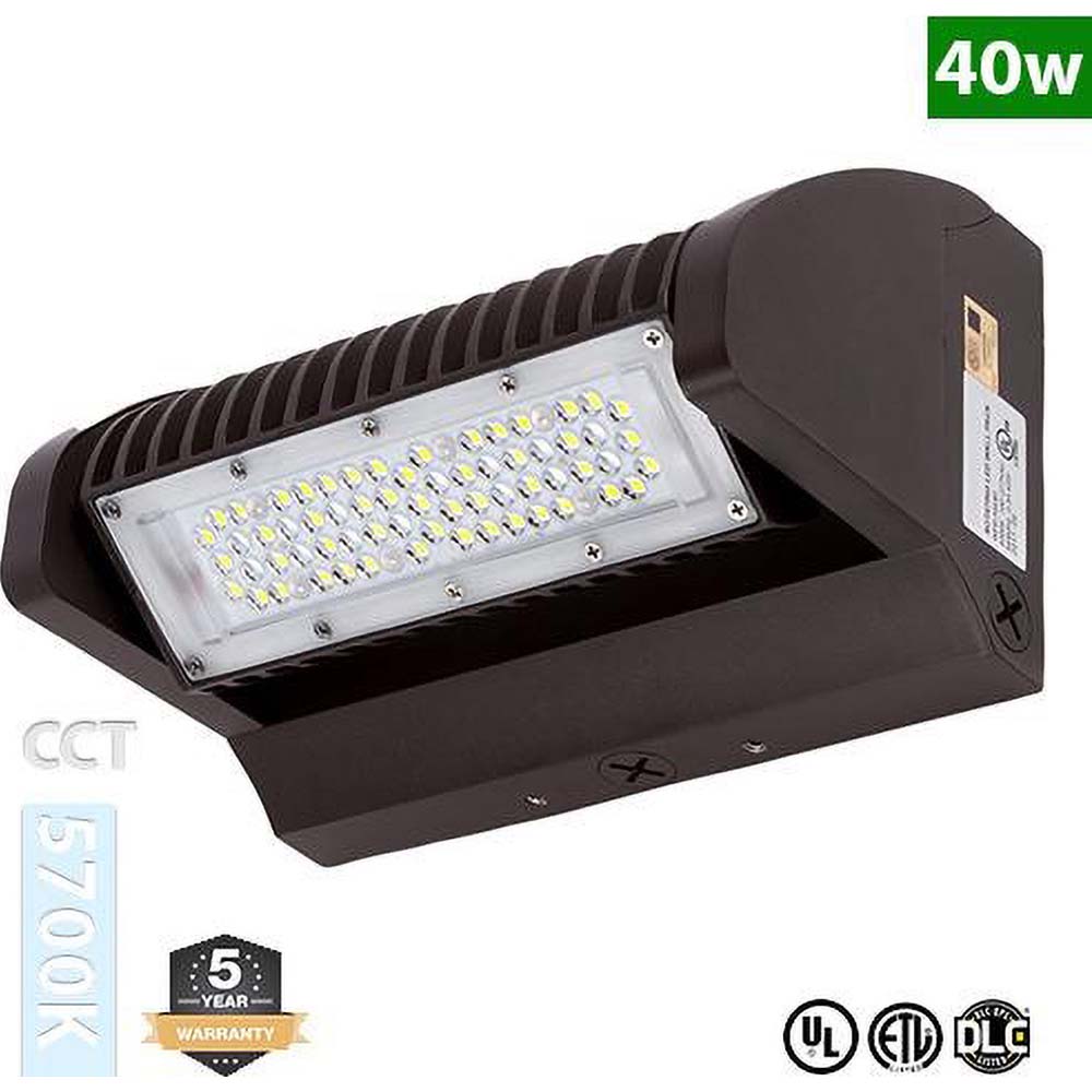 Metro LED - Wall Pack Light Fixtures; 40W 5700K 5000LUM LED WALL PACK ...