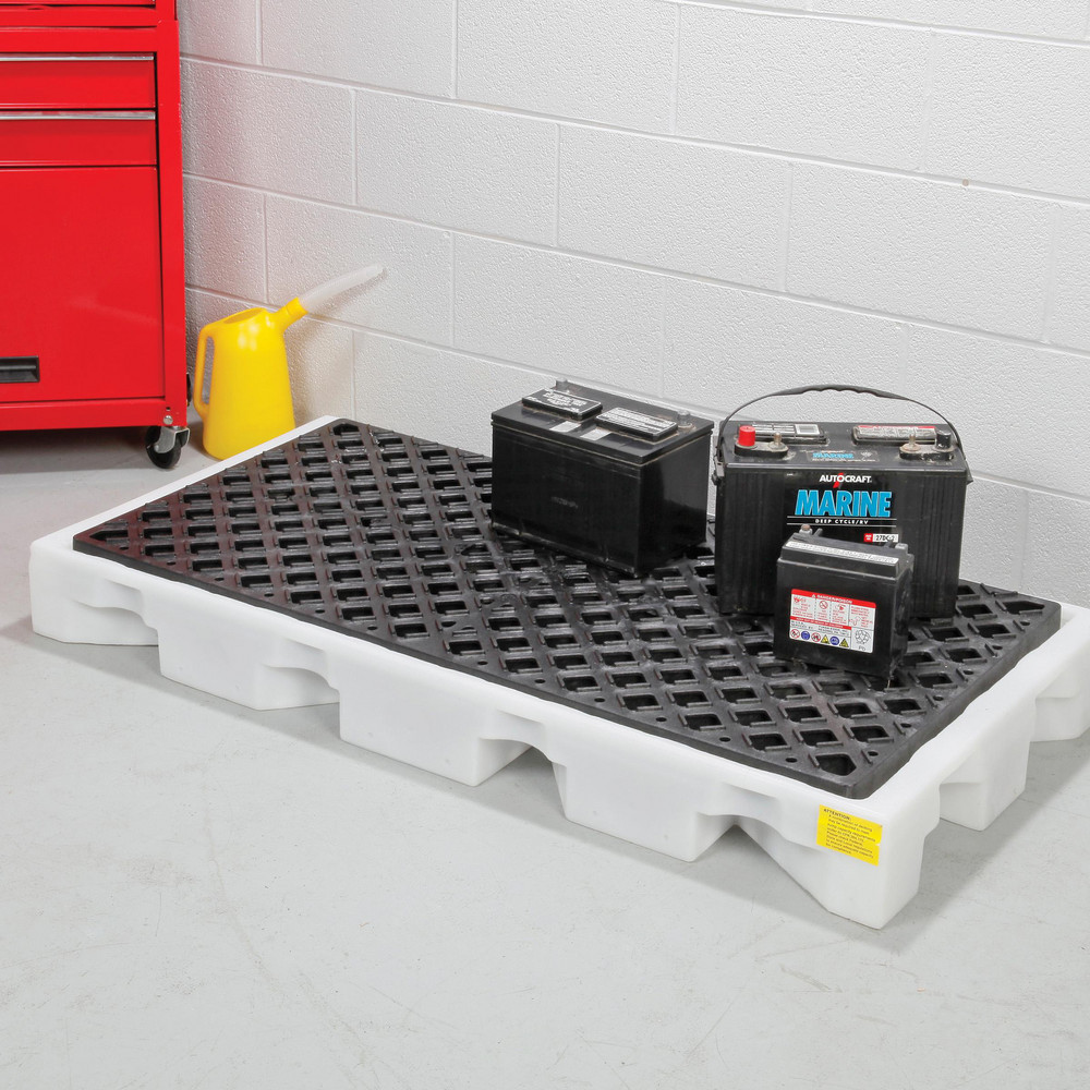 New Pig - Spill Deck: 2 Drum, 22.00 gal, 3001.00 lb, LDPE ...