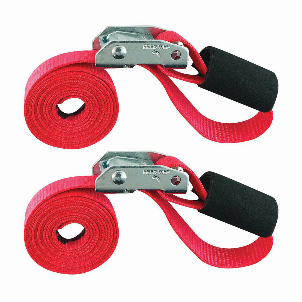 Snap-Loc - Polyester Cinch Strap & Cam Buckle Tie Down: 6' Long, 1 ...
