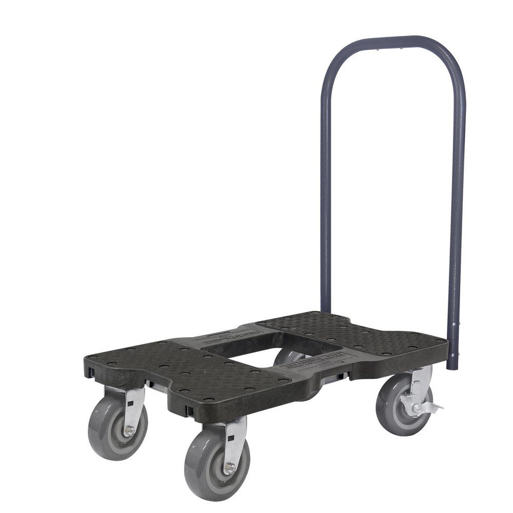 Snap-Loc - Push Cart Truck: 1,800 lb Capacity, Polypropylene Platform ...