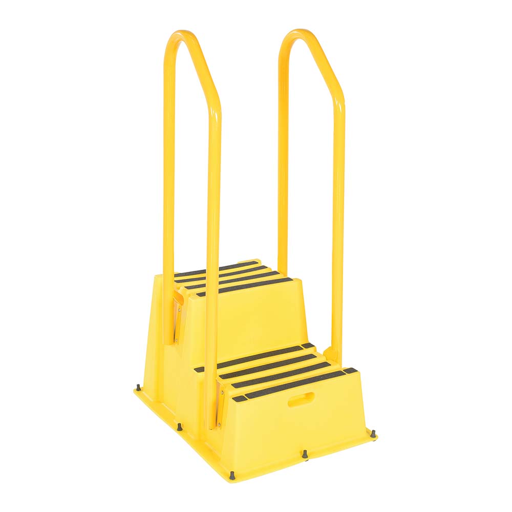 Vestil - 2 Step Polyethylene Step Ladder: 4 ft 9-1/2 in Height | MSC Direct