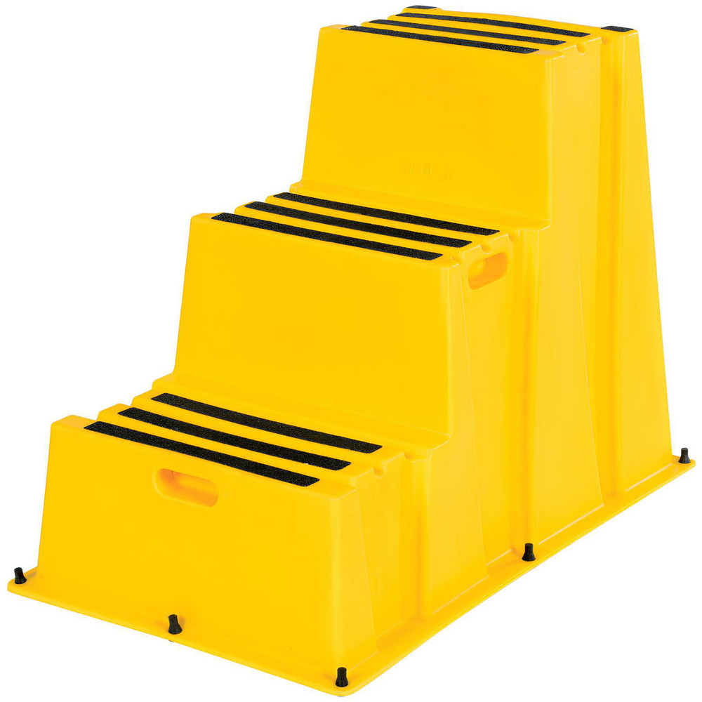 Vestil - 3 Step Polyethylene Step Ladder: 2 ft 6-1/2 in Height | MSC Direct