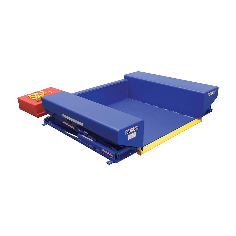 Vestil - Electric Hydraulic Ground Table: 2,000 lb Capacity, 45 ° Tilt ...