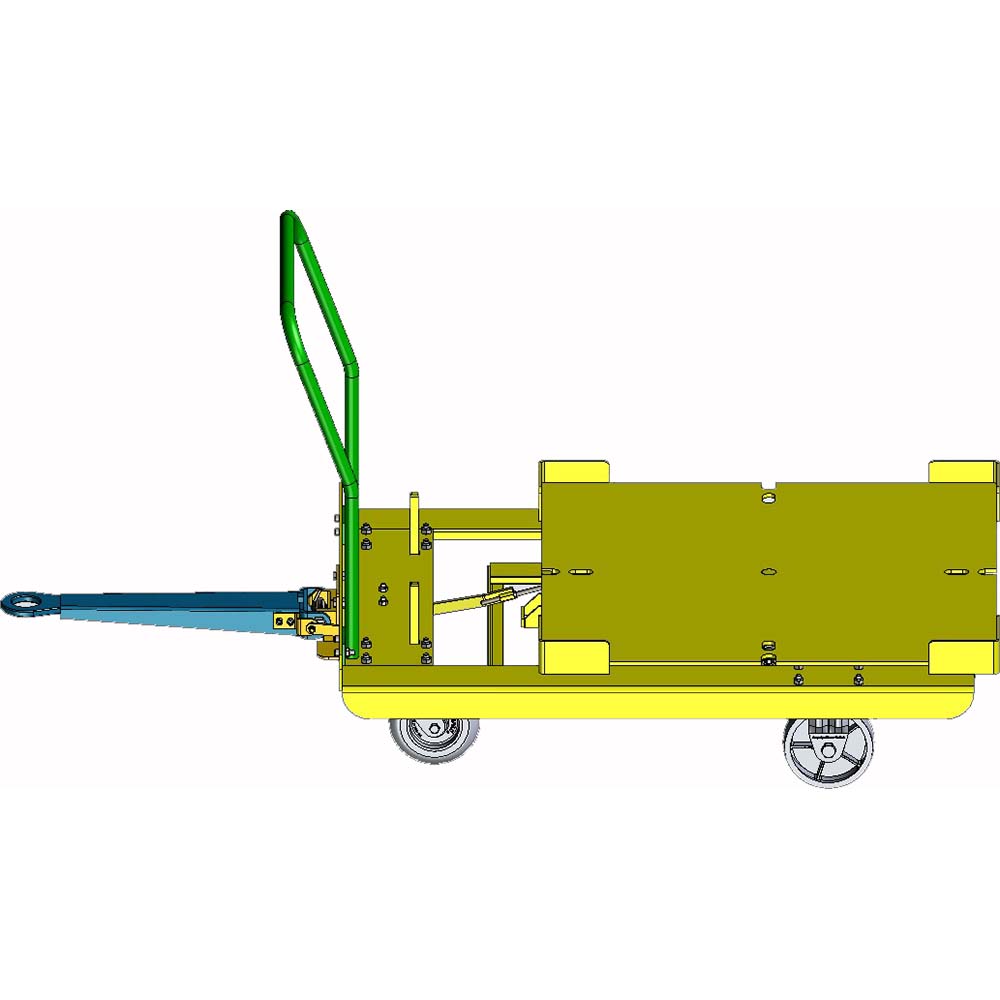 Hovair - Rotate Utility Cart: 40" Long, 40" Wide, Steel, 2500 lb ...