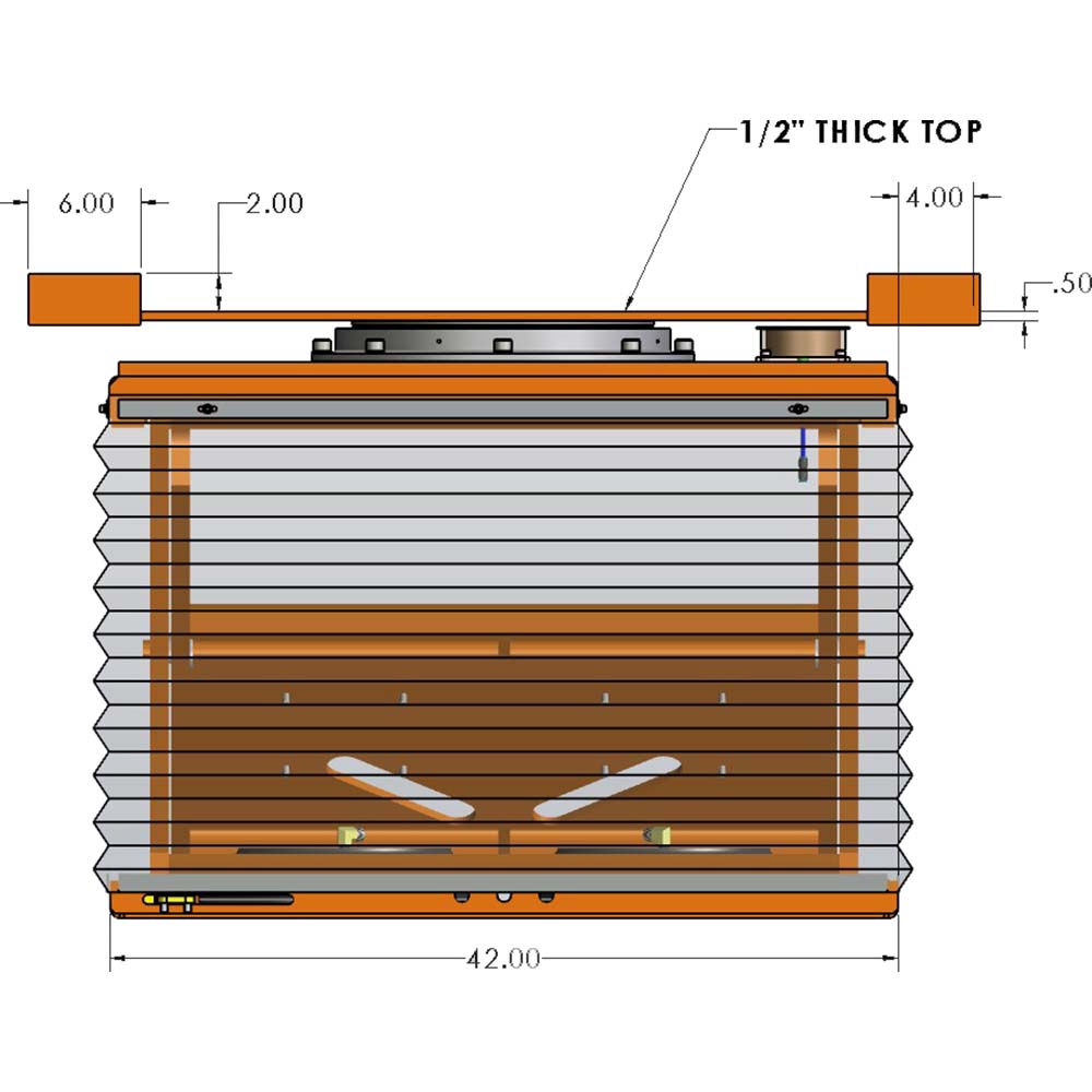 Hovair - Mobile Battery Lift Table: 4,000 lb Capacity, 8-1/2" Lift ...