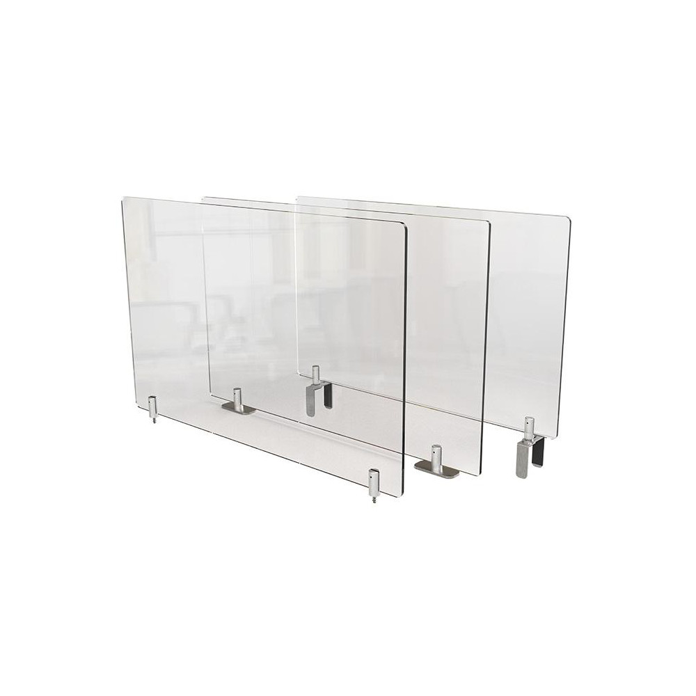 Ghent - Social Distancing Partition: 36" OAW, 18" OAH, Clear | MSC ...