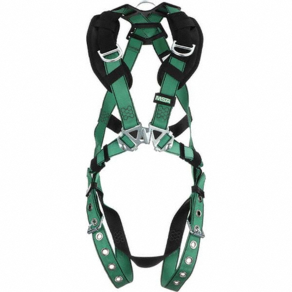MSA - Fall Protection Harnesses: 400 Lb, Vest Style, Size X-Large ...