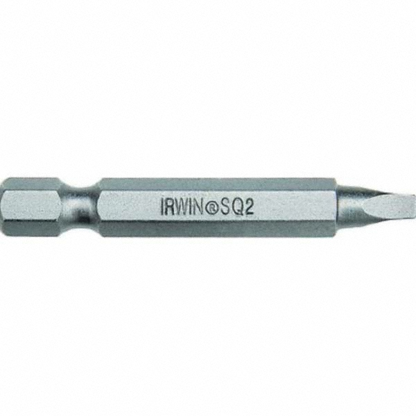 Irwin - Power Screwdriver Bit: Square Recess Bit | MSC Direct