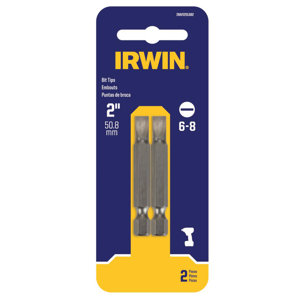 Irwin - Power Screwdriver Bit: Slotted Bit | MSC Direct