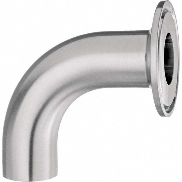 USA Industrials - Sanitary Stainless Steel Pipe 90 ° Elbow, 3", Quick ...