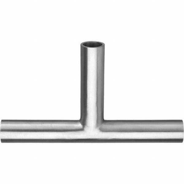 USA Industrials - Sanitary Stainless Steel Pipe Tee: 3", Butt Weld ...
