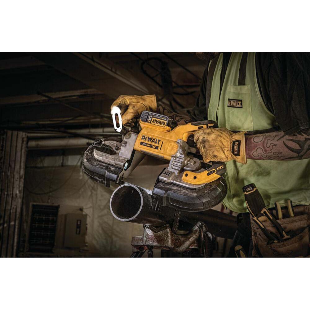 DeWALT - Cordless Portable Bandsaw: 20V, 44-7/8" Blade, 490 SFPM, Round ...