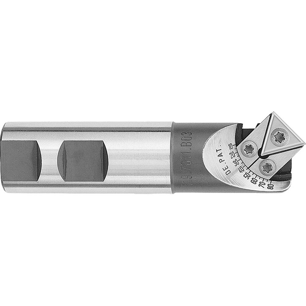 Harvey Tool - 0.1181" to 1.068" Cut Dia, 3/4" Shank Dia, Indexable ...
