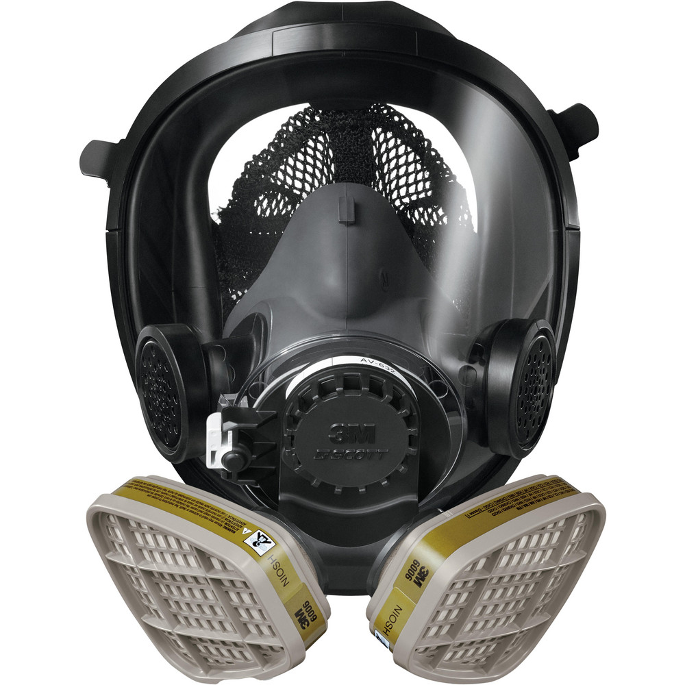 Scott - Full Face Respirator: Polyisoprene, Bayonet, Large | MSC Direct