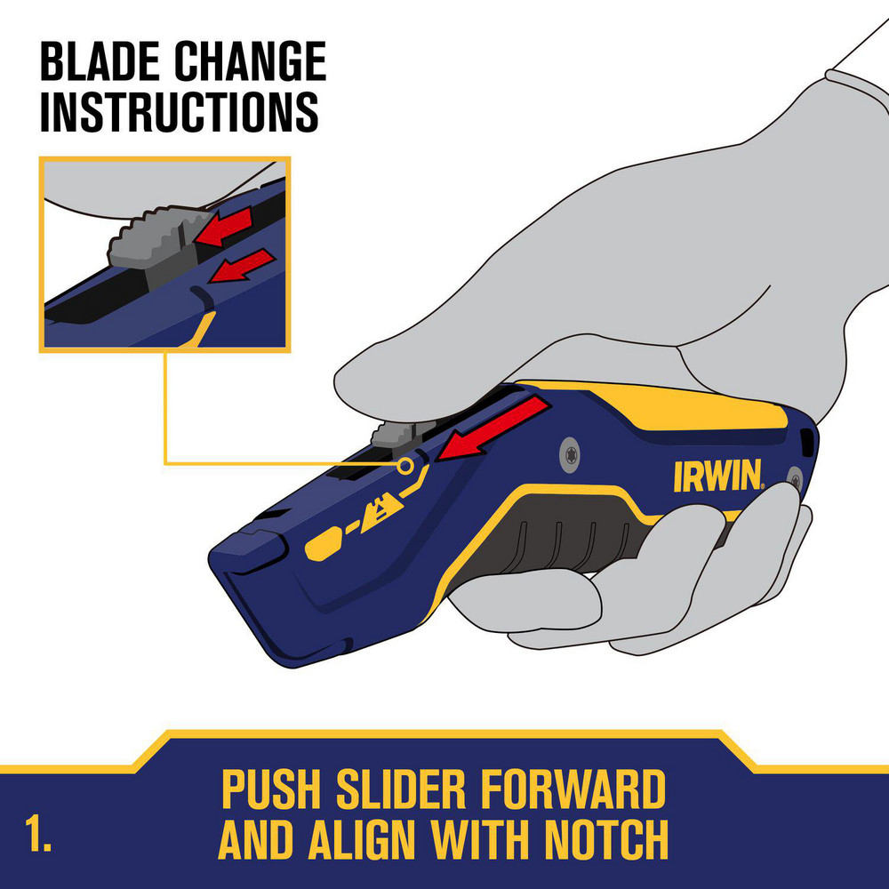 Irwin - Utility Knives, Snap Blades & Box Cutters; Type: ; Blade Type ...