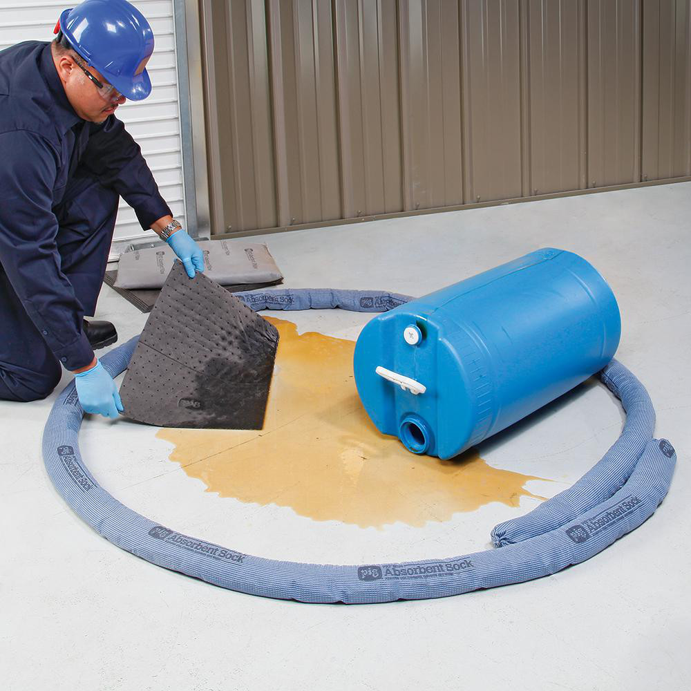 New Pig - Spill Response, 3.000" Dia, 14.84 Absorption, Vermiculite ...