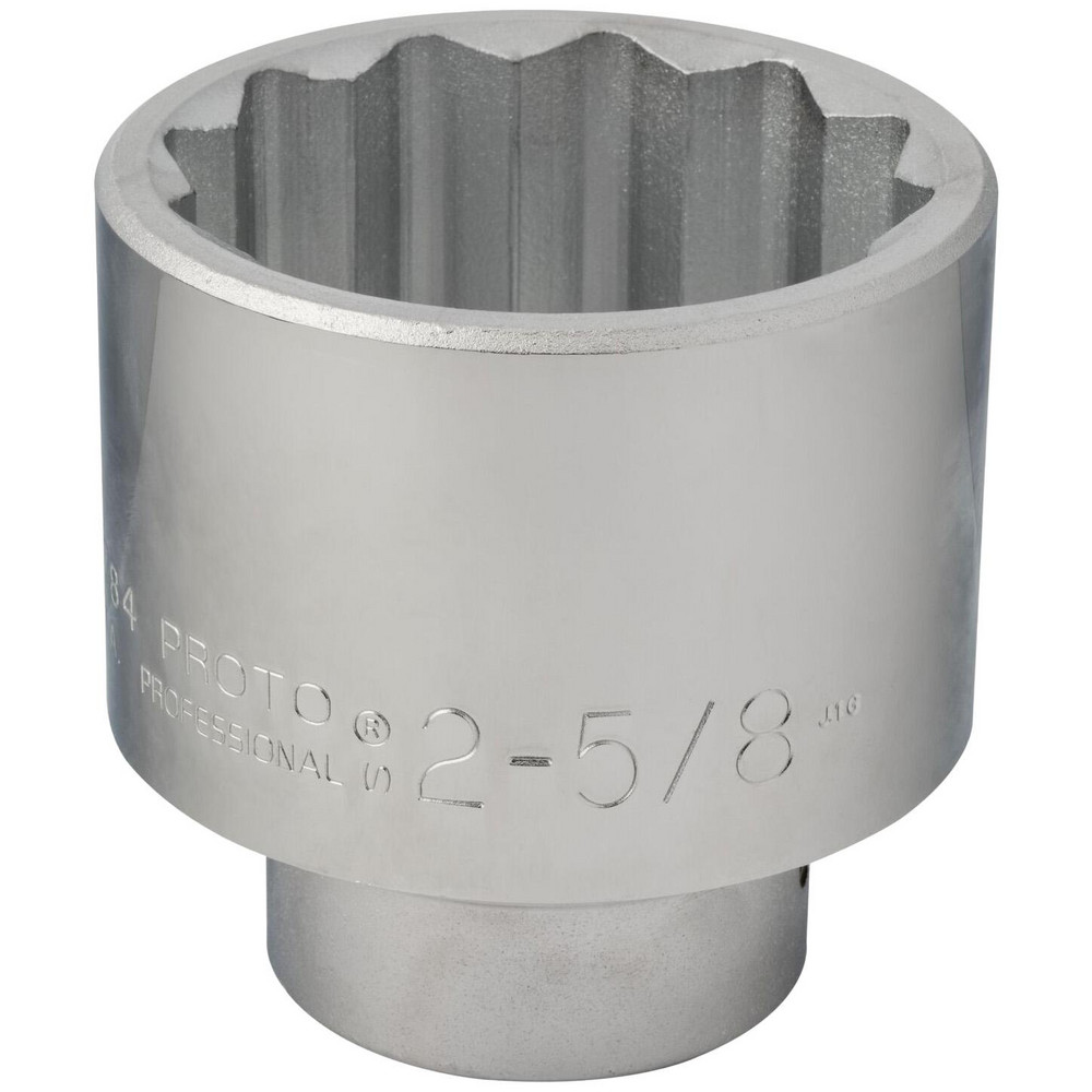 Proto - Standard Hand Socket: 1" Drive, 2-5/8" Socket, 12-Point | MSC ...