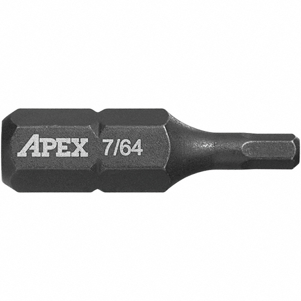 Apex - 3/32" Hex Screwdriver Bit - 06690044 - MSC Industrial Supply