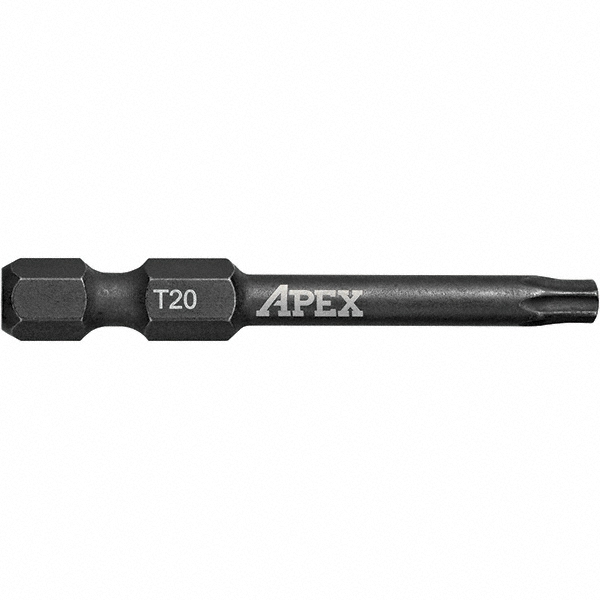 Apex - Power Screwdriver Bit: T20 Torx®, 1/4" Hex Drive | MSC Direct