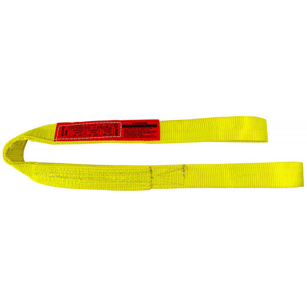 Lift-All - Endless, Type 5 Web Sling: 2' Long, 1" Wide, 2400 lb ...