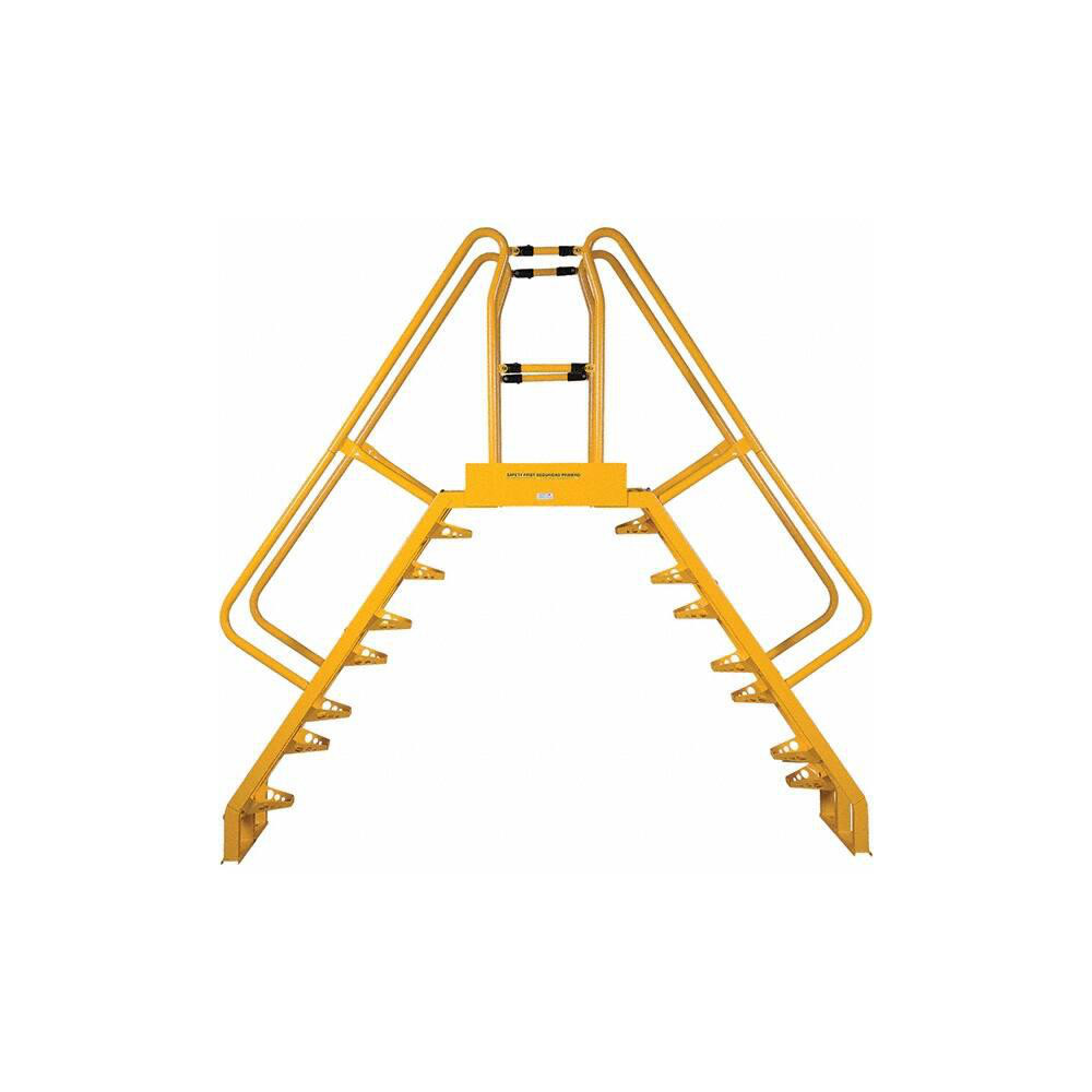 Vestil - 7-Step Steel Crossover Bridge: 350 lb Capacity, 20-1/16 ...