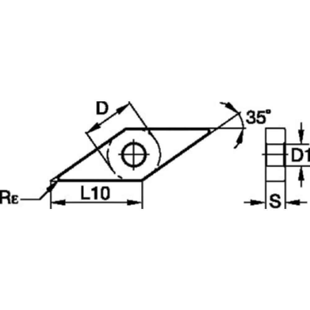 Widia - Turning Insert: VNMG431MS, Carbide | MSC Direct