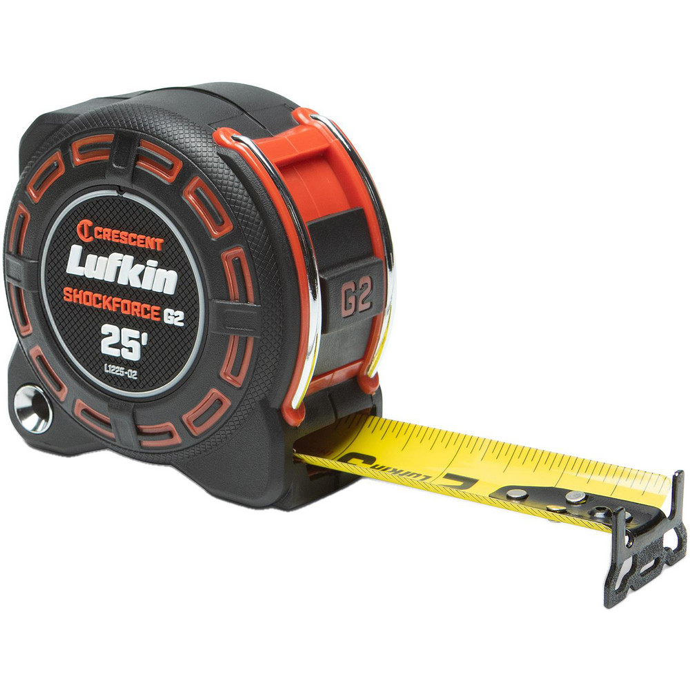 Lufkin - Tape Measures: Length Ft.: 25.000; Graduation (Inch): 1/16 ...