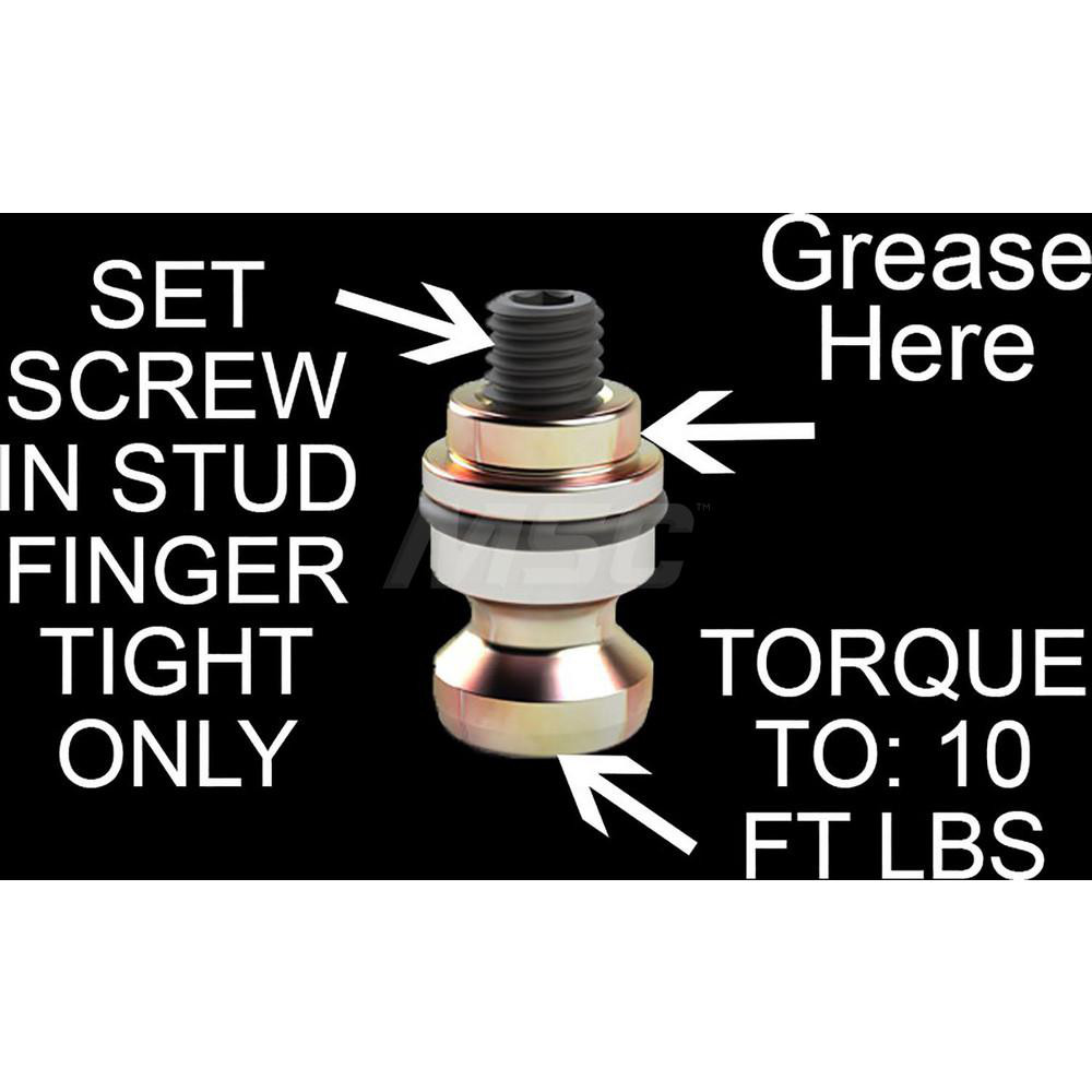 5th Axis - Retention Knob: M8 x 1.25 Thread, 16 mm Knob Dia | MSC Direct