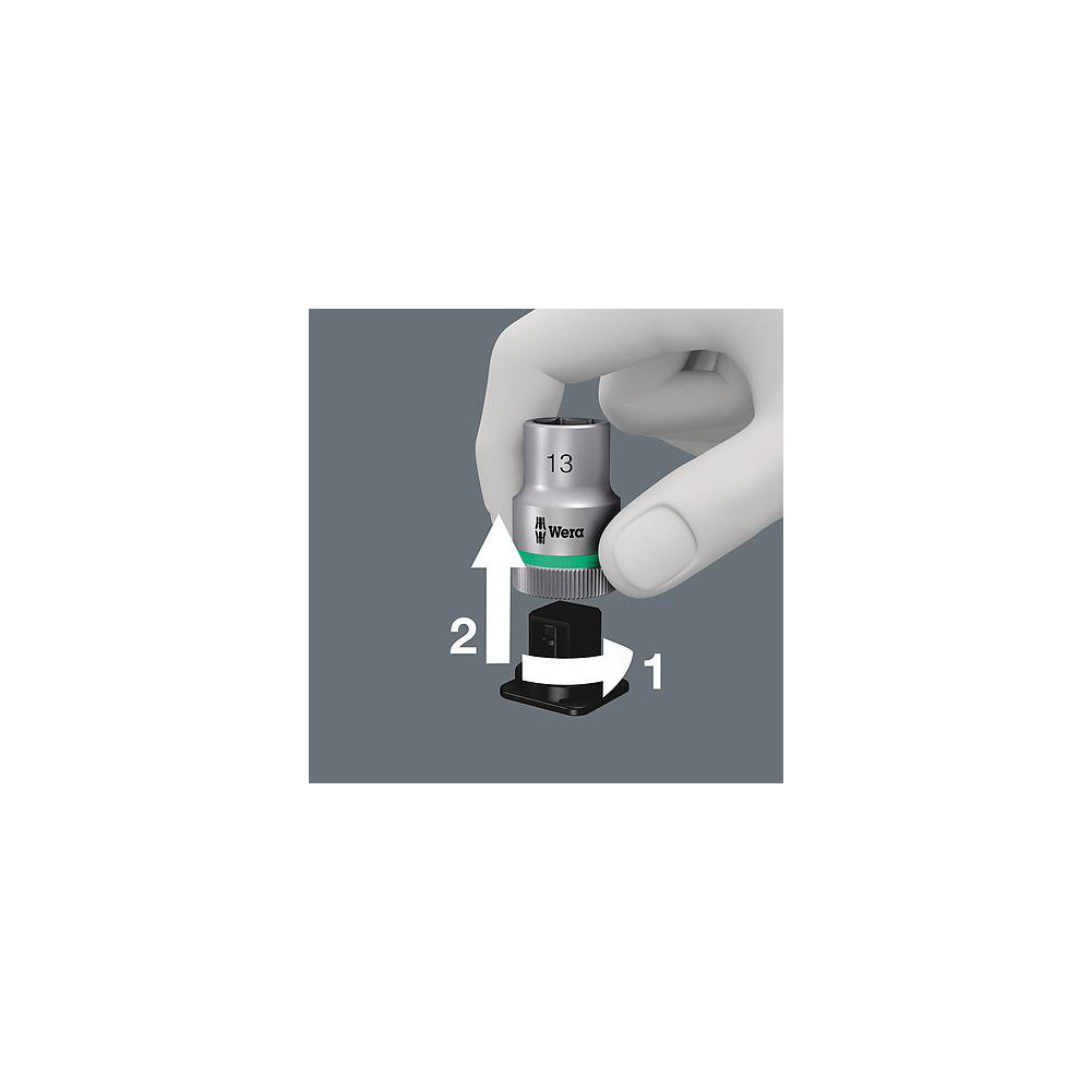 Wera - Hex Bit Socket Set: 3/8" Drive, 8 Pc, 3 to 10 mm Hex | MSC Direct