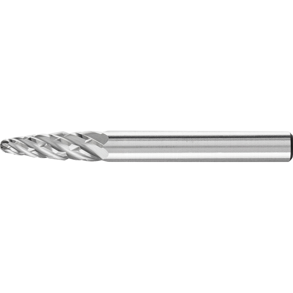 PFERD - Abrasive Burr: SF-1, 1/4" Cut Dia, Ball Nose Tree, Steel Cut ...