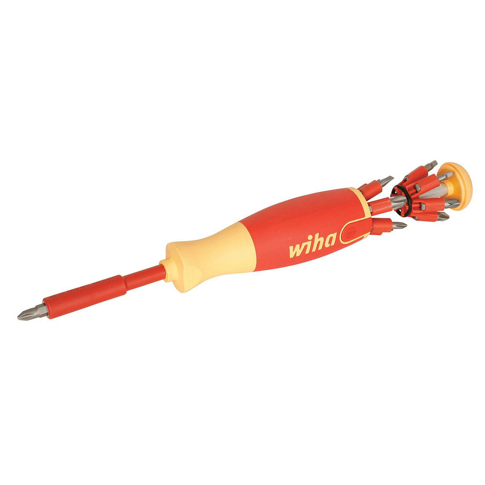 Wiha - Bit Screwdrivers: Type: 14 in 1 Screwdriver; Tip Type: Slotted ...