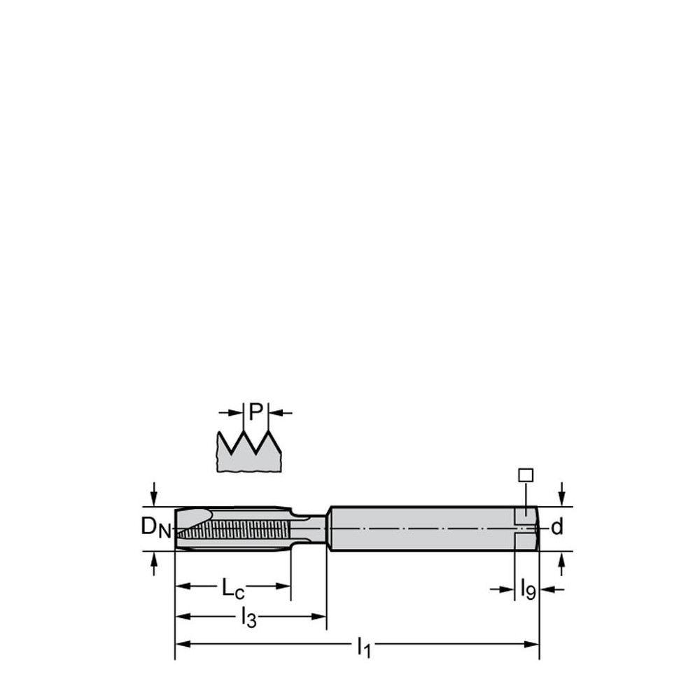 Walter-Prototyp - Spiral Point Tap: #5-44 UNF, 2 Flutes, Plug Chamfer ...