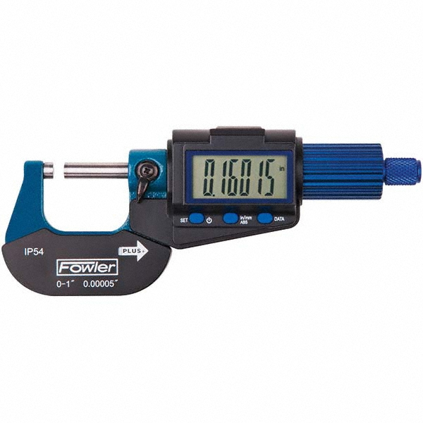 Fowler - 0-3"/75-100MM IP54 ELEC OUTSIDE MICROMETER | MSC Direct