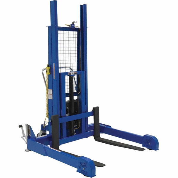 Vestil - 4,000 Lb Capacity, 60" Lift Height, Battery Operated Pallet ...