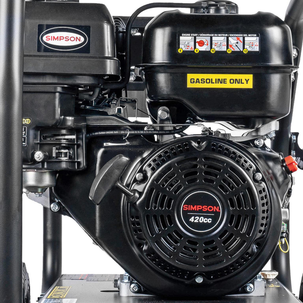 Simpson - Pressure Washer: 4,400 psi, 4 GPM, Gas, Cold Water | MSC Direct