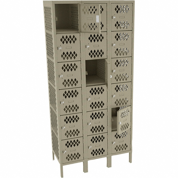 Tennsco - Lockers: Locker Style: 3-Wide | MSC Direct