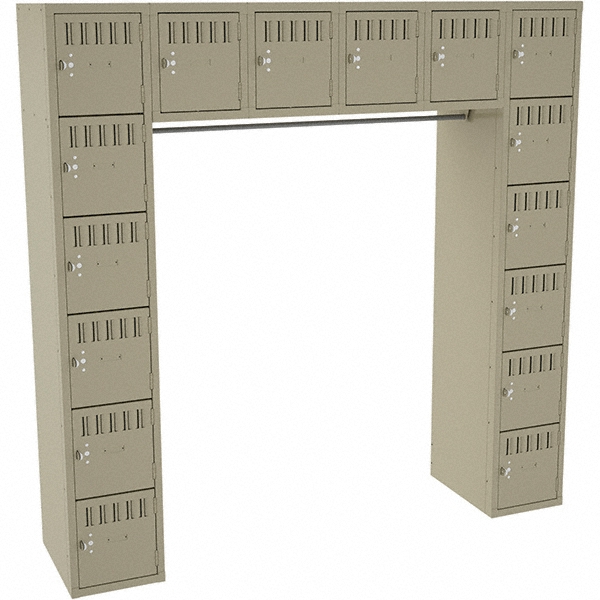 Tennsco - 72-3/8X18X78" SAND 16-PERSON LOCKER | MSC Direct