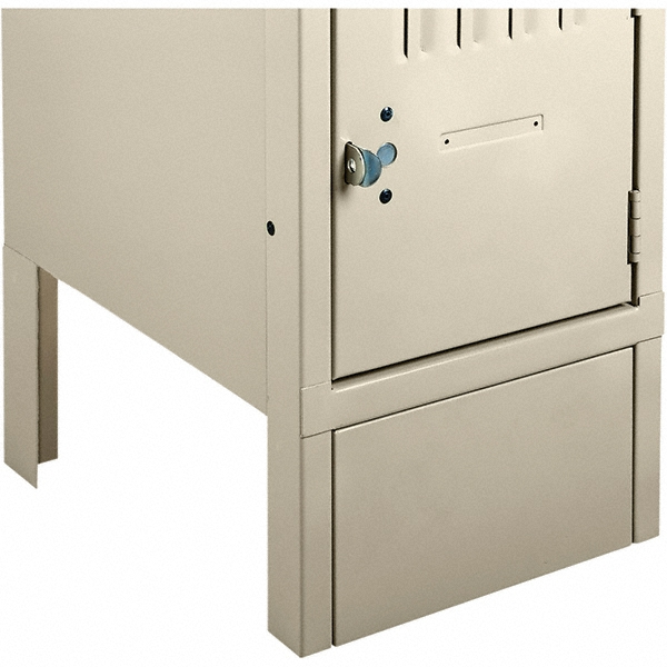 Tennsco - 15" Wide x 6" High x 1/2" Deep, Locker Closed Front Base ...