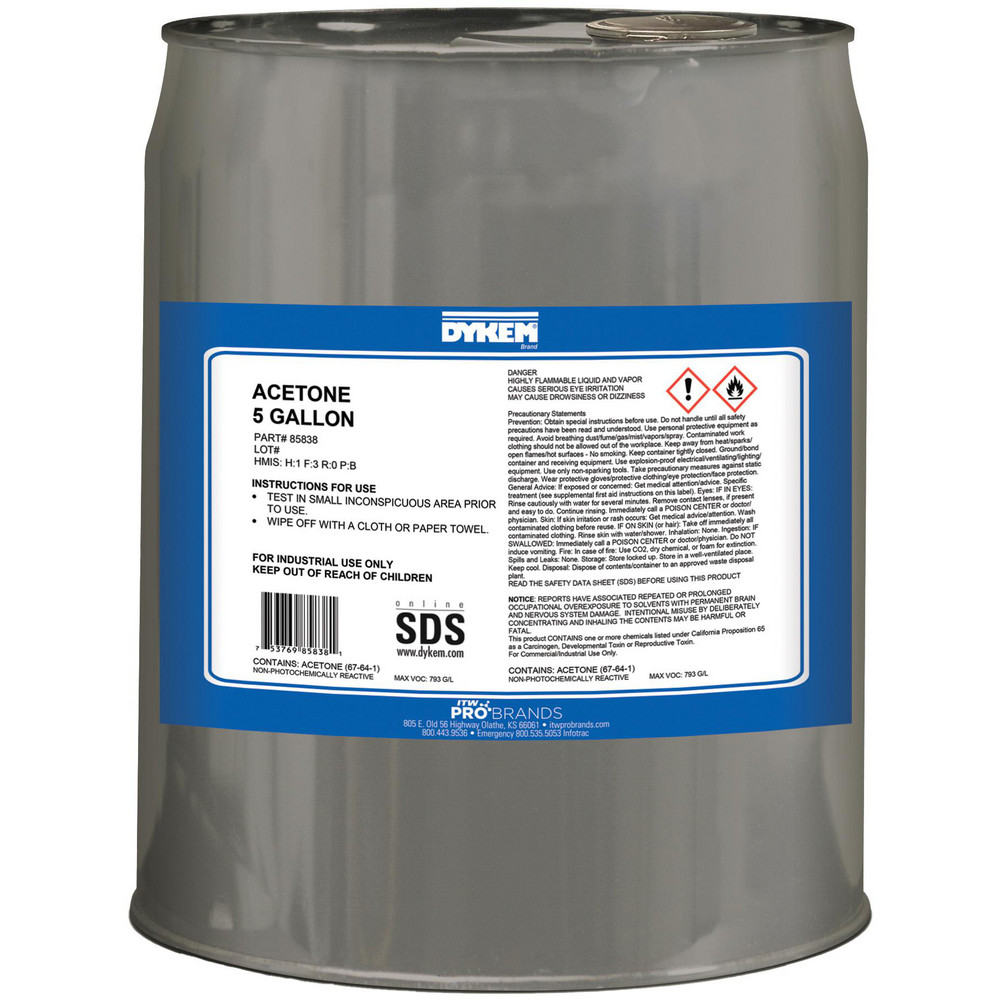 Dykem - Paint Remover & Paint Thinner: 5 gal Pail | MSC Direct