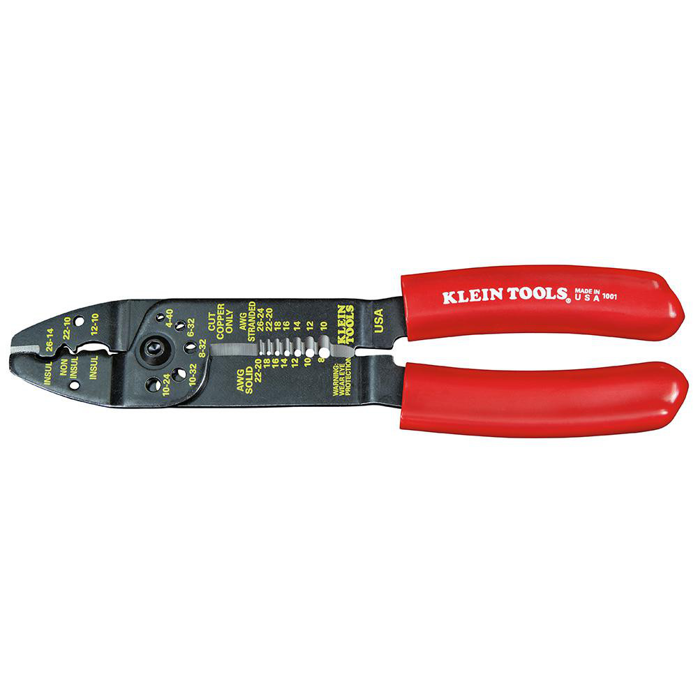 Klein Tools - Wire Stripper: 8 AWG to 26 AWG Max Capacity | MSC Direct