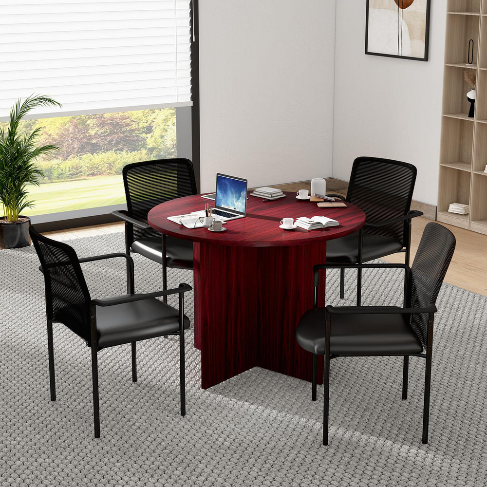 Boss Office Products - Office Table & Chair Sets: Round, Pedestal, 4 ...