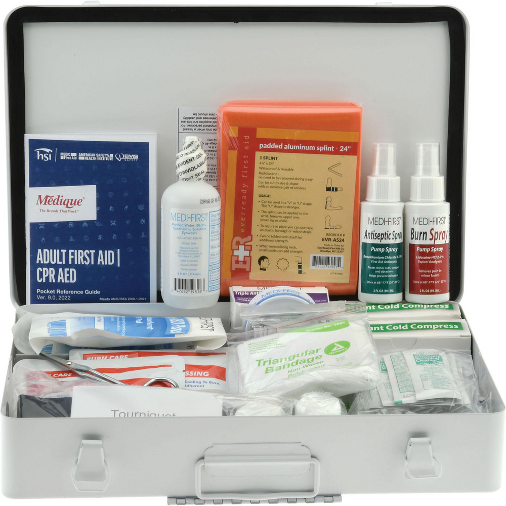PRO-SAFE - 154 Pc First Aid First Aid Kit for 50: Portable | MSC Direct